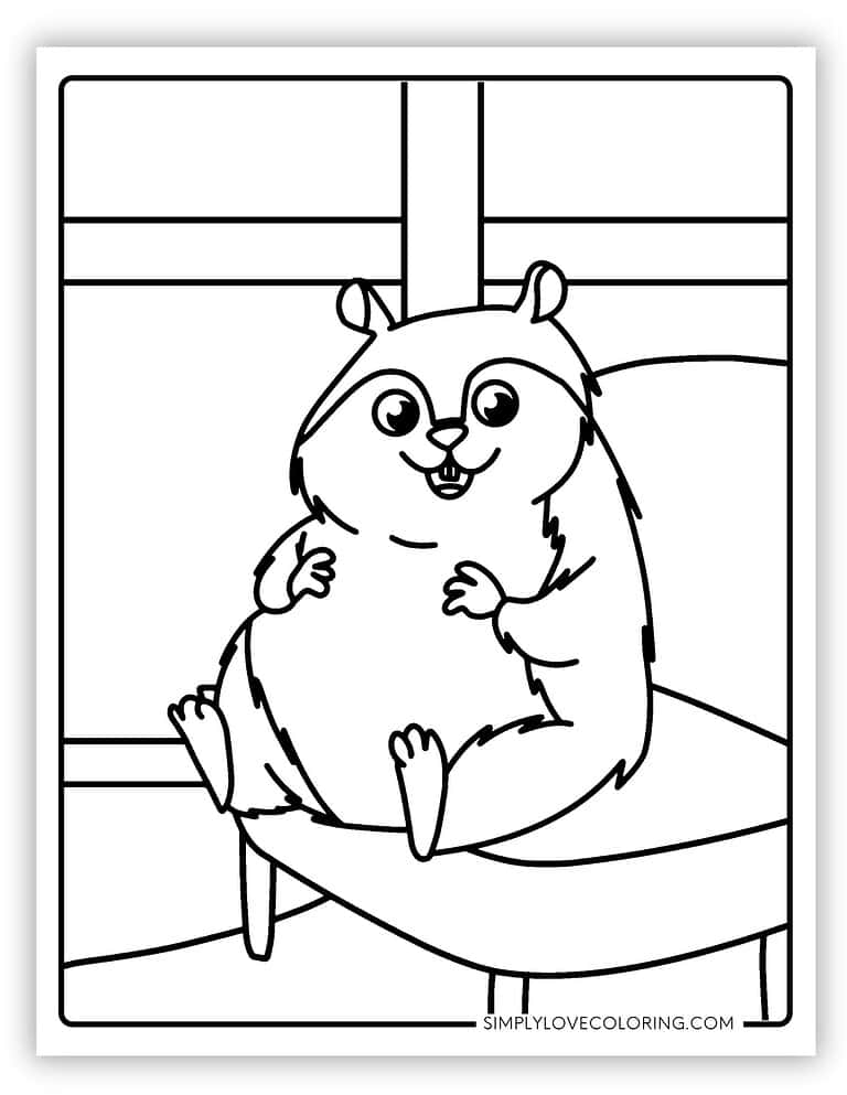 23 Cute Hamster Coloring Pages (Free PDF Printables) - Simply Love Coloring