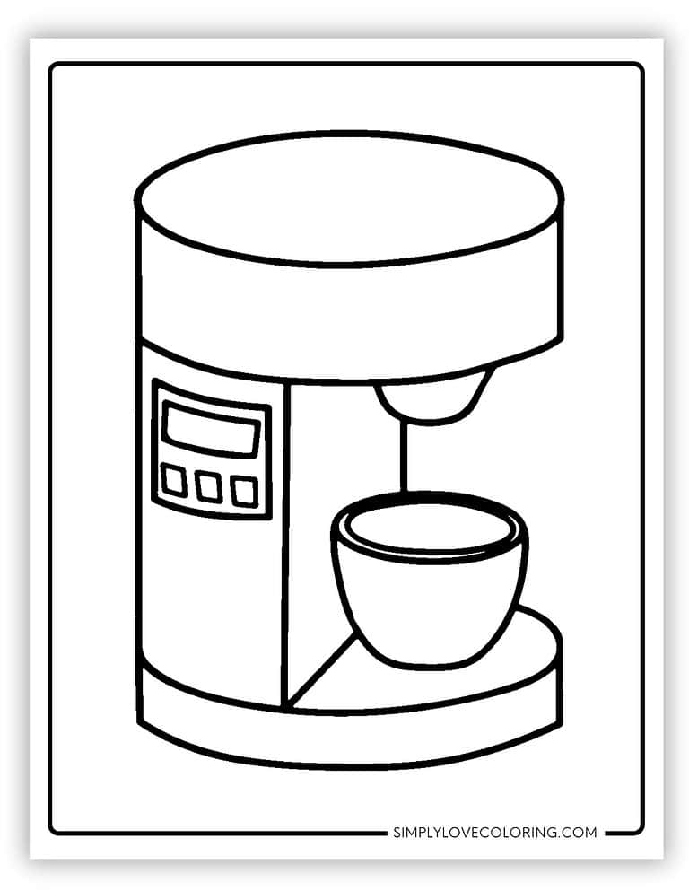 42 Coffee Coloring Pages (Free PDF Printables) - Simply Love Coloring