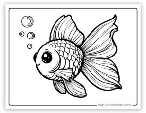 37 Goldfish Coloring Pages (Free PDF Printables) - Simply Love Coloring