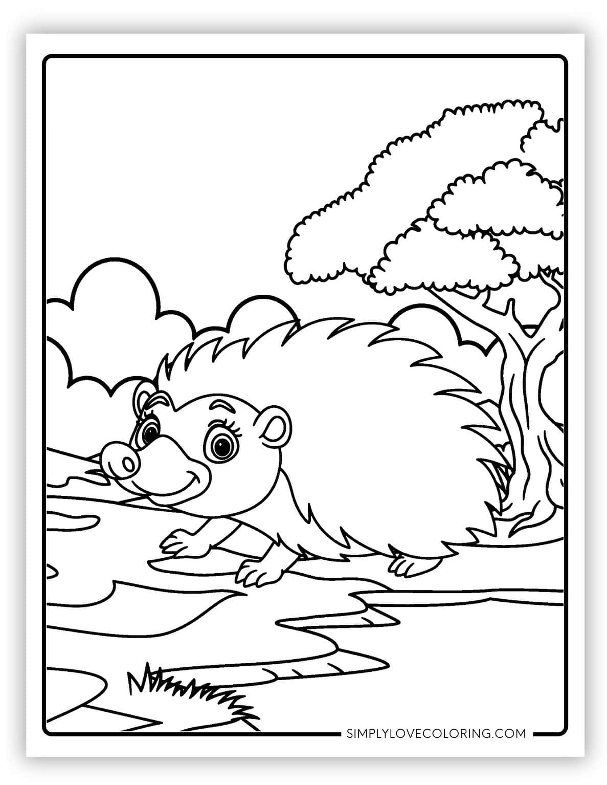 38 Porcupine Coloring Pages (Free PDF Printables) - Simply Love Coloring