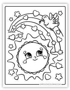 25 Weather Coloring Pages (Free PDF Printables) - Simply Love Coloring