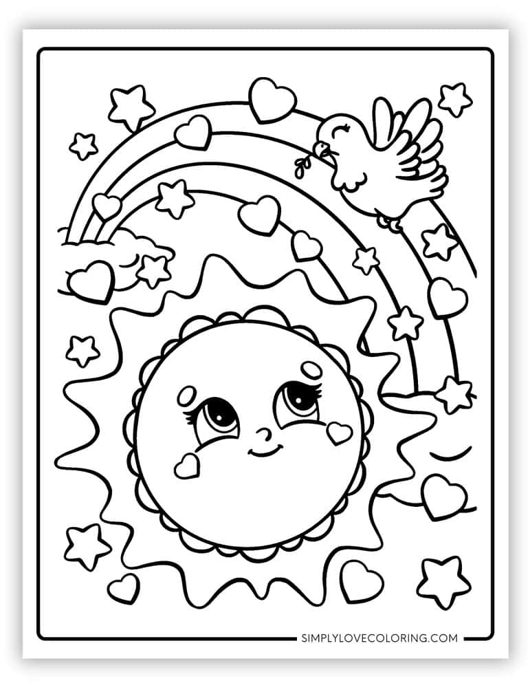 25 Weather Coloring Pages (Free PDF Printables) - Simply Love Coloring