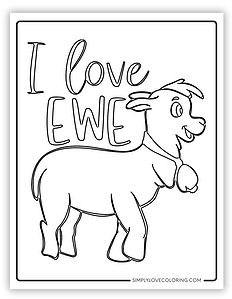 42 Lamb Coloring Pages (Free PDF Printables) - Simply Love Coloring