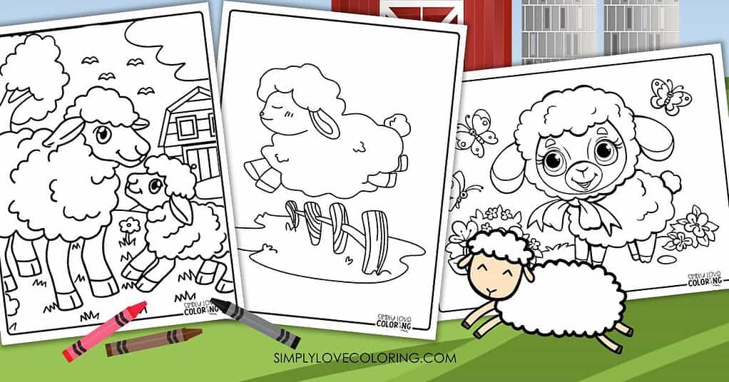 42 Lamb Coloring Pages (Free PDF Printables) - Simply Love Coloring