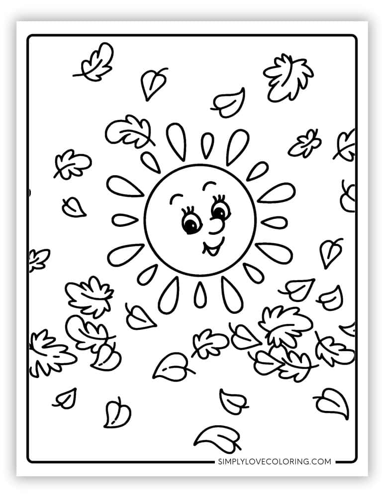 25 Weather Coloring Pages (Free PDF Printables) - Simply Love Coloring
