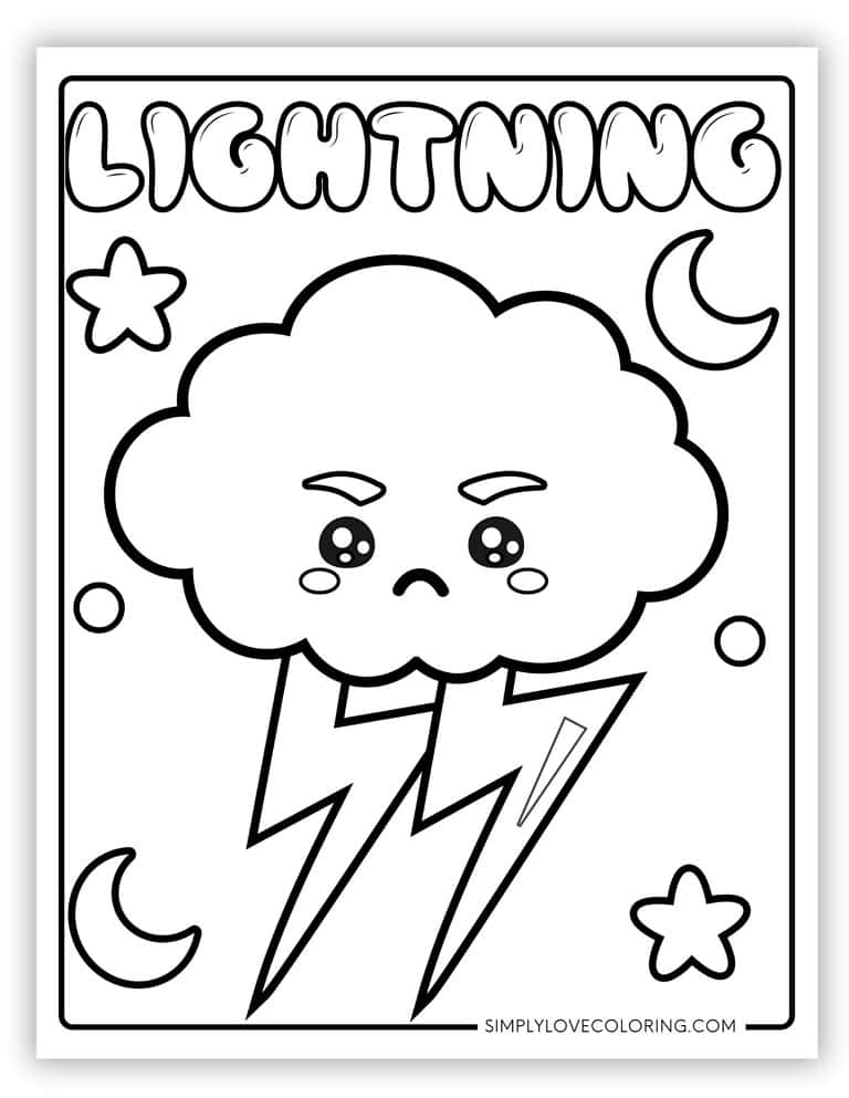 25 Weather Coloring Pages (Free PDF Printables) - Simply Love Coloring