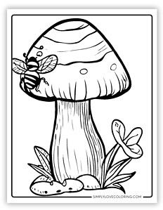 37 Mushroom Coloring Pages (Free PDF Printables) - Simply Love Coloring