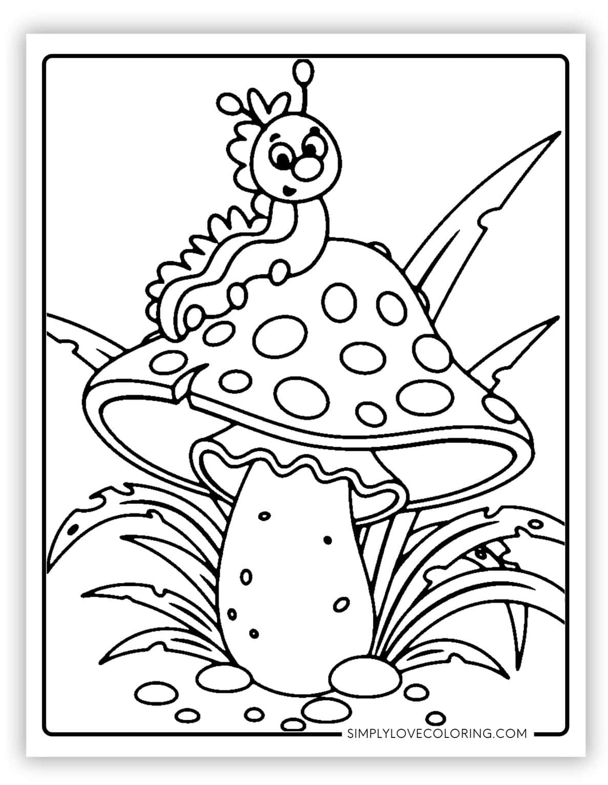 37 Mushroom Coloring Pages (Free PDF Printables) - Simply Love Coloring