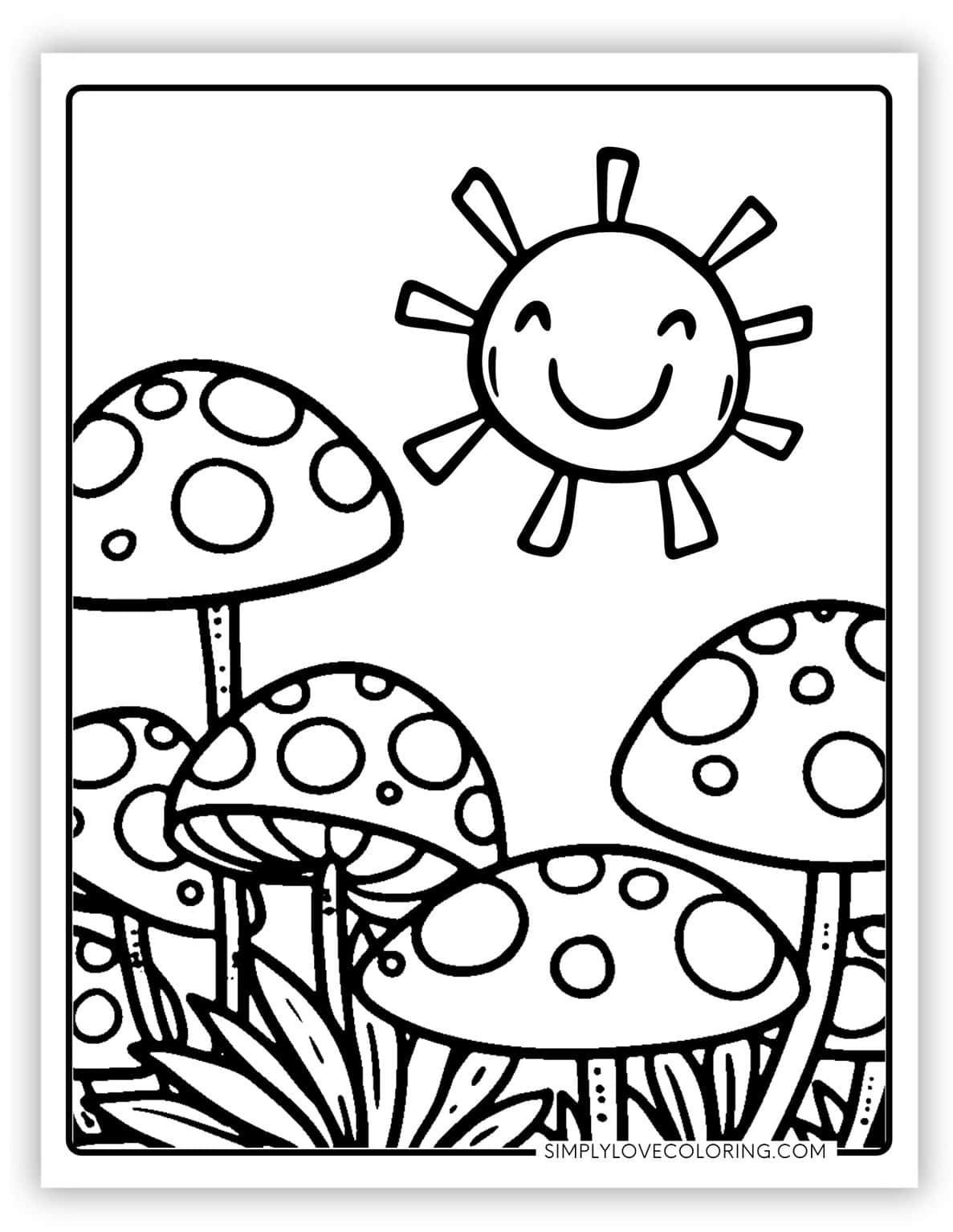 37 Mushroom Coloring Pages (Free PDF Printables) - Simply Love Coloring
