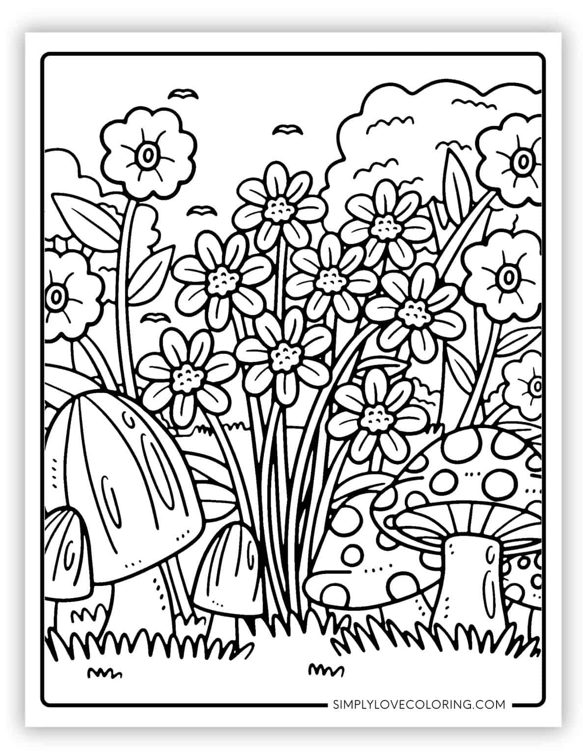 37 Mushroom Coloring Pages (Free PDF Printables) - Simply Love Coloring