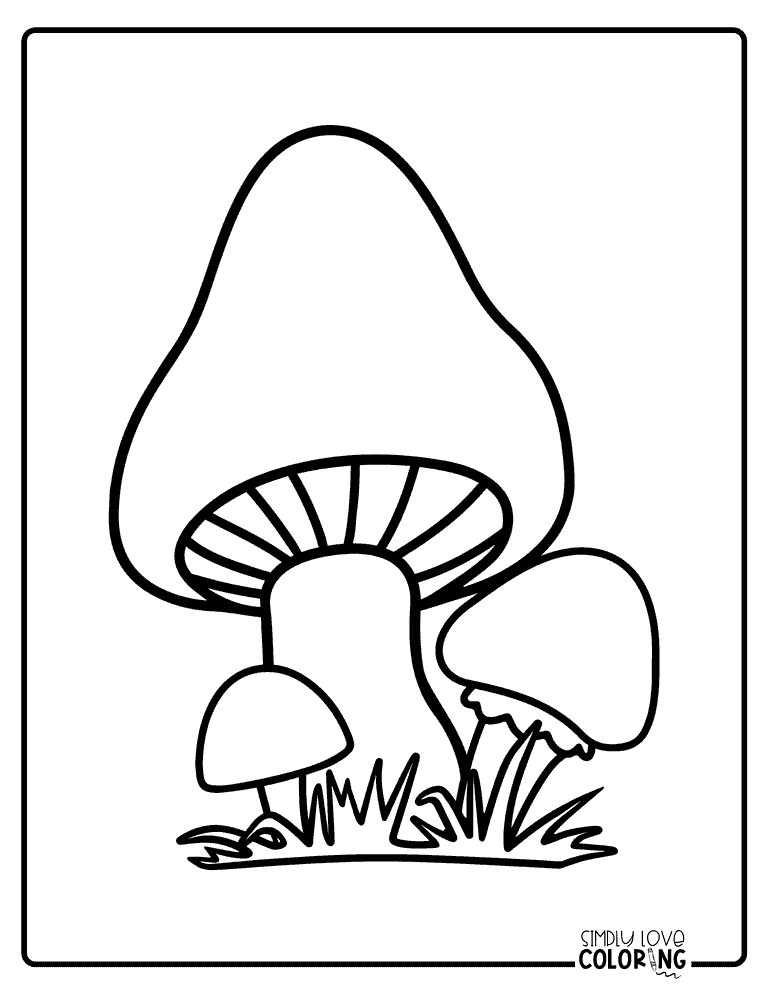 37 Mushroom Coloring Pages (Free PDF Printables) - Simply Love Coloring