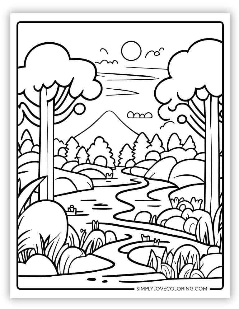 59 Majestic Nature Coloring Pages (Free PDF Printables) - Simply Love ...