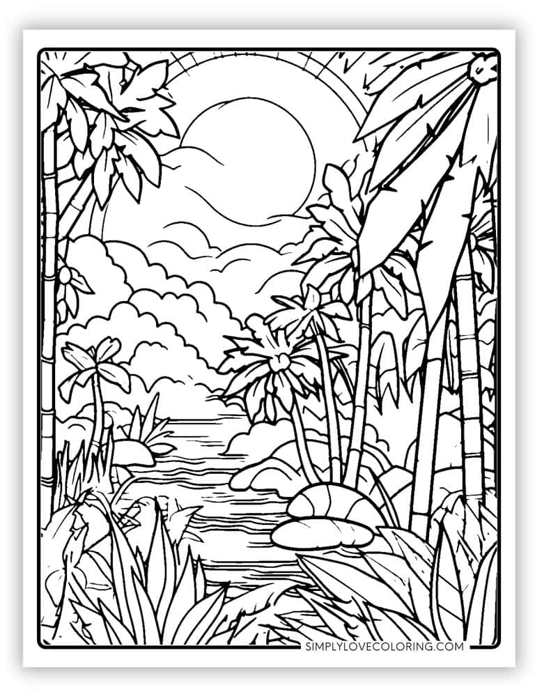 59 Majestic Nature Coloring Pages (Free PDF Printables) - Simply Love ...