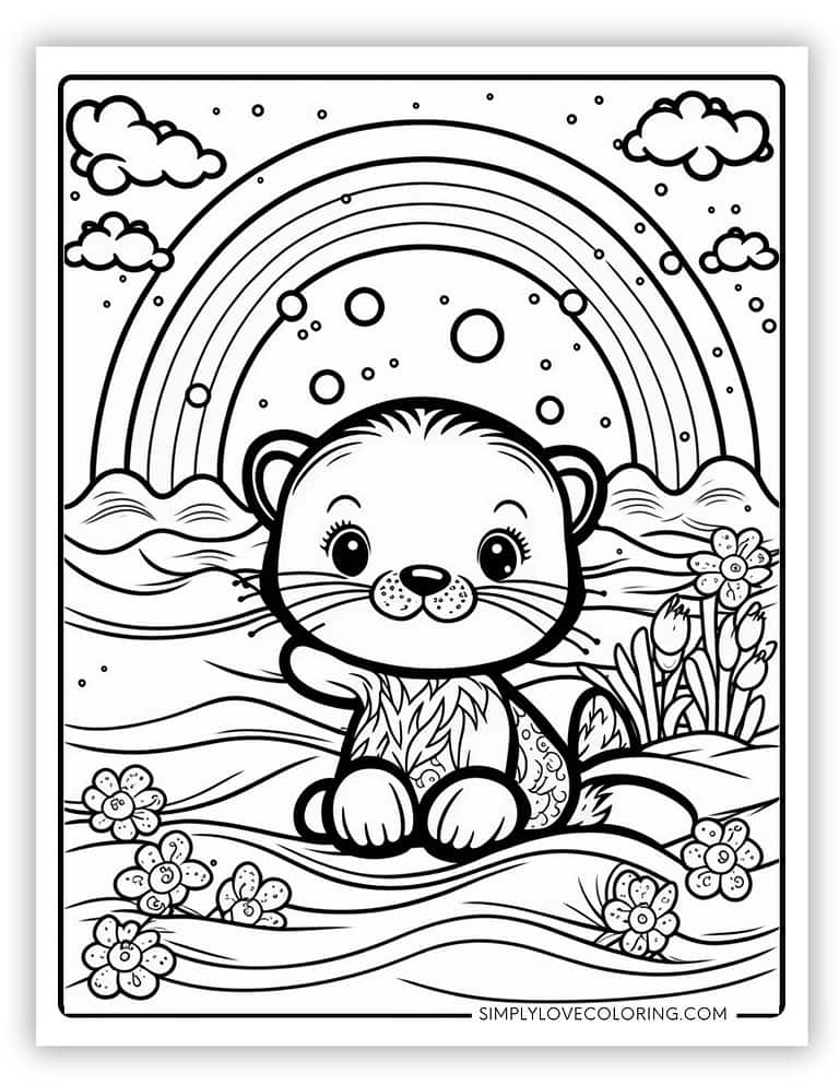 27 Otter Coloring Pages (Free PDF Printables) - Simply Love Coloring