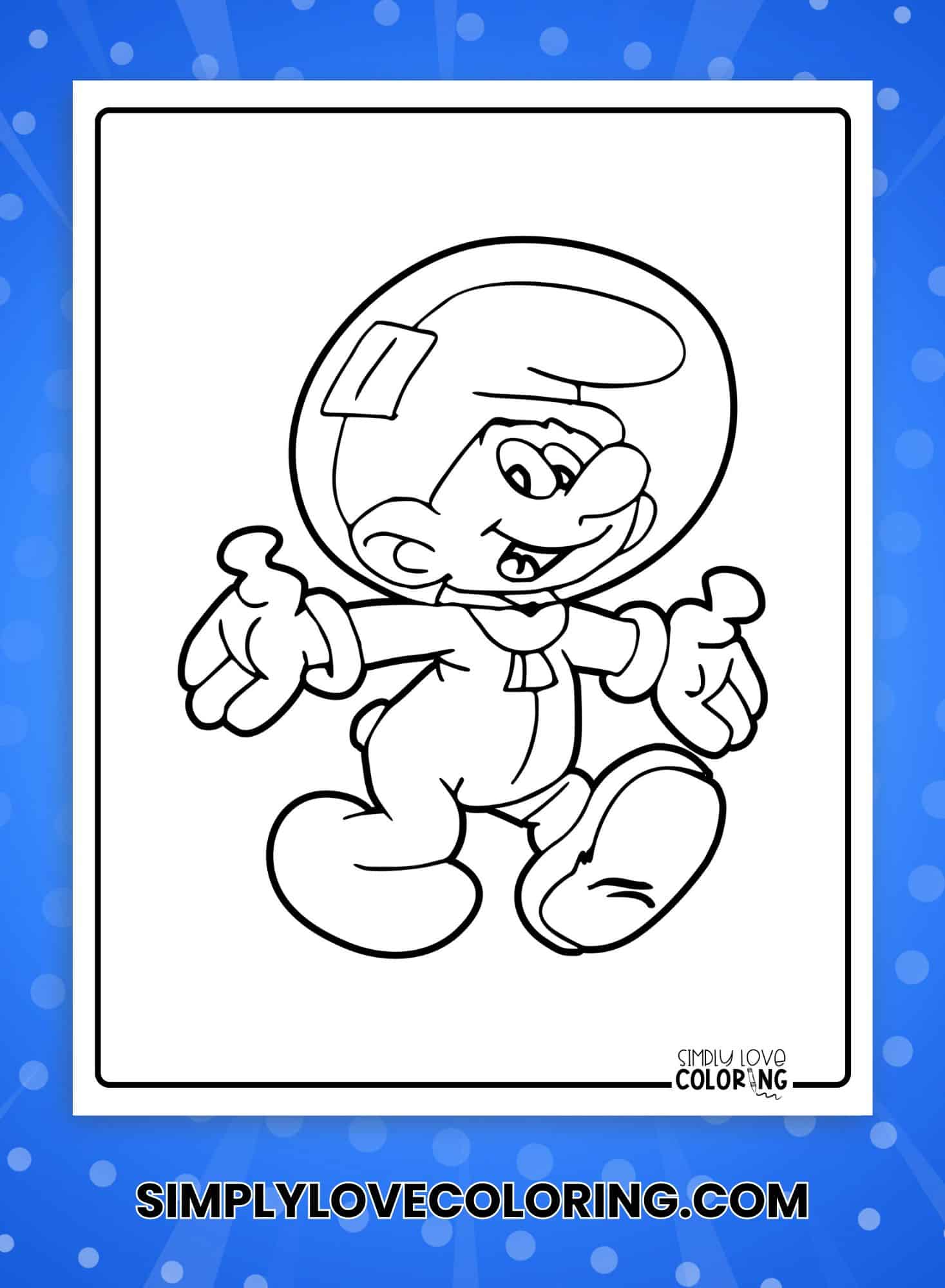 72 Smurf Coloring Pages (Free PDF Printables) - Simply Love Coloring
