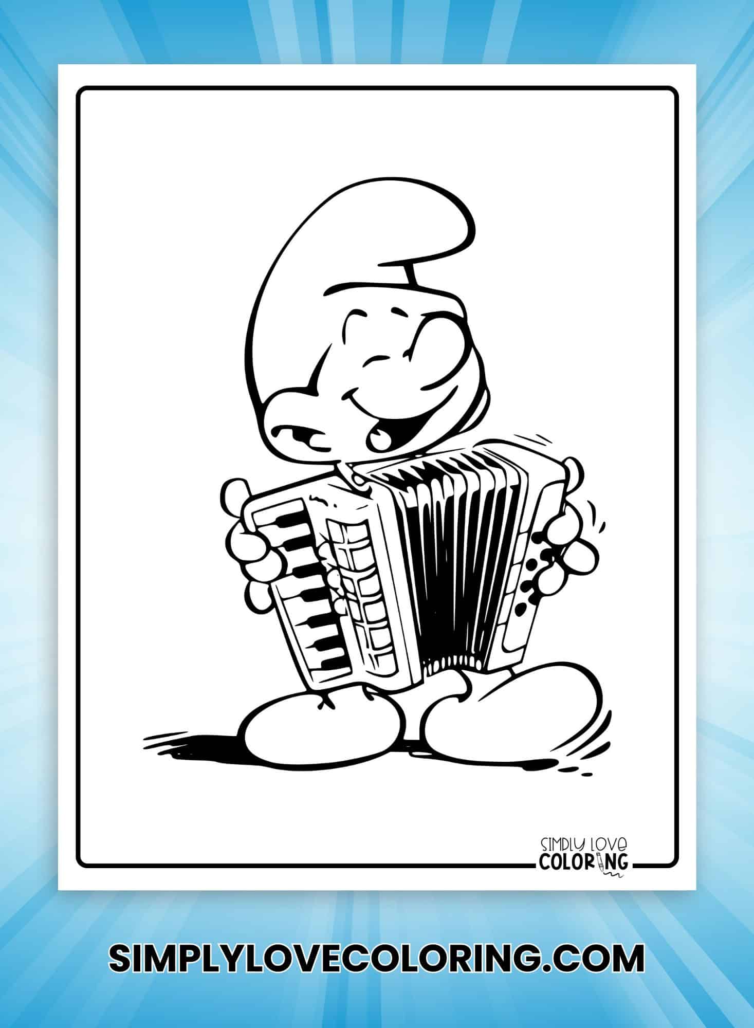 72 Smurf Coloring Pages (Free PDF Printables) - Simply Love Coloring