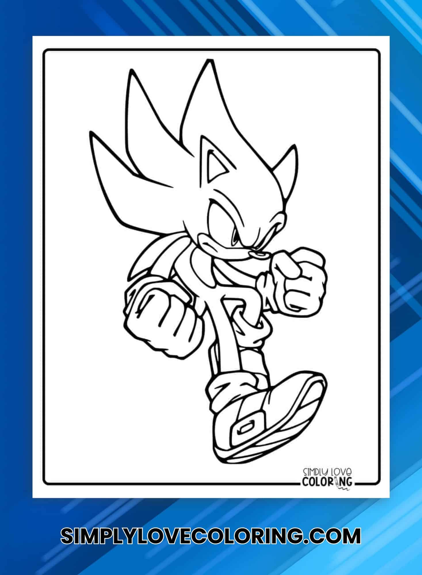 32 Sonic the Hedgehog Coloring Pages (Free PDF Printables) - Simply ...
