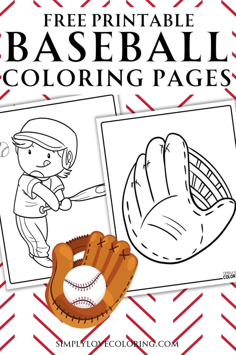 29 Baseball Coloring Pages (Free PDF Printables) - Simply Love Coloring