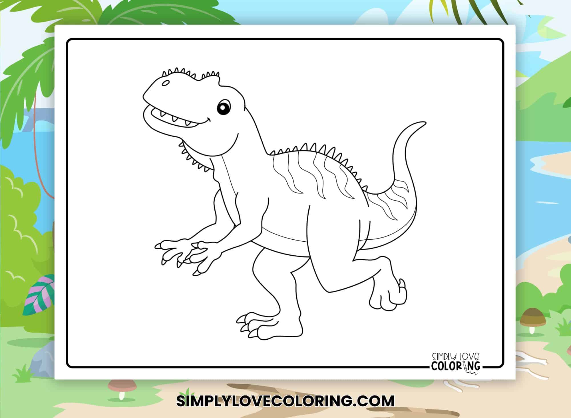 41 Mysterious Dinosaur Coloring Pages (Free PDF Printables) - Simply ...