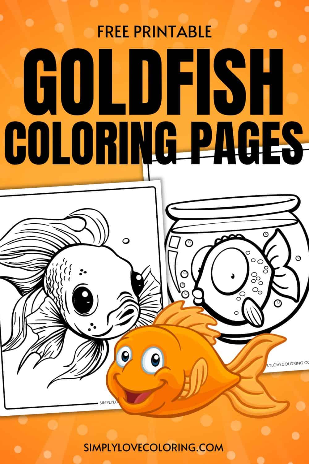 37 Goldfish Coloring Pages (Free PDF Printables) - Simply Love Coloring