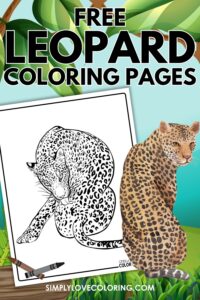 24 Leopard Coloring Pages (Free PDF Printables) - Simply Love Coloring
