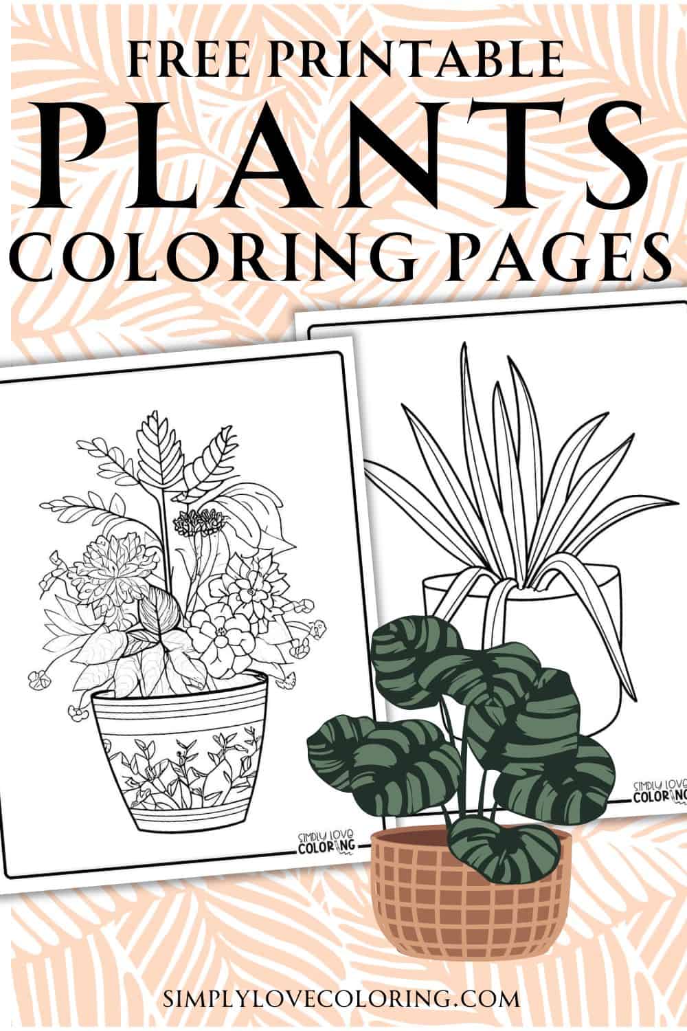 Plant Coloring Pages (Free PDF Printables) - Simply Love Coloring