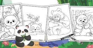 Cute Panda Bear Coloring Pages (Free PDF Printables) - Simply Love Coloring
