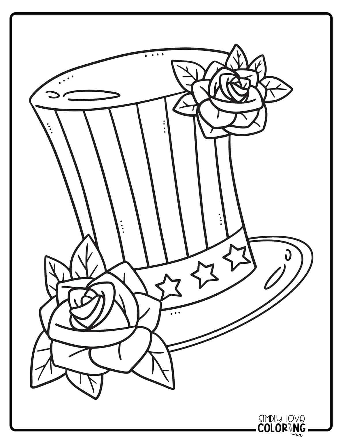 Independence Day July 4 Coloring Pages (Free PDF Printables) - Simply ...