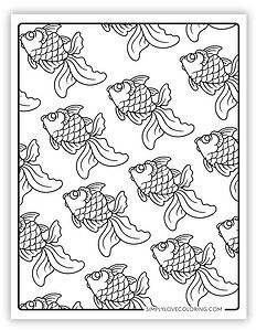 37 Goldfish Coloring Pages (Free PDF Printables) - Simply Love Coloring
