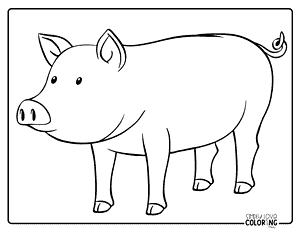 Pig Coloring Pages (Free PDF Printables) - Simply Love Coloring