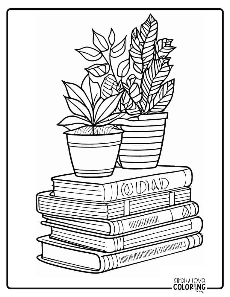 Plant Coloring Pages (Free PDF Printables) - Simply Love Coloring