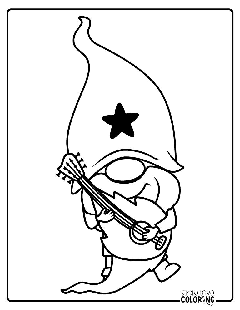38 Gnome Coloring Pages (Free PDF Printables) - Simply Love Coloring