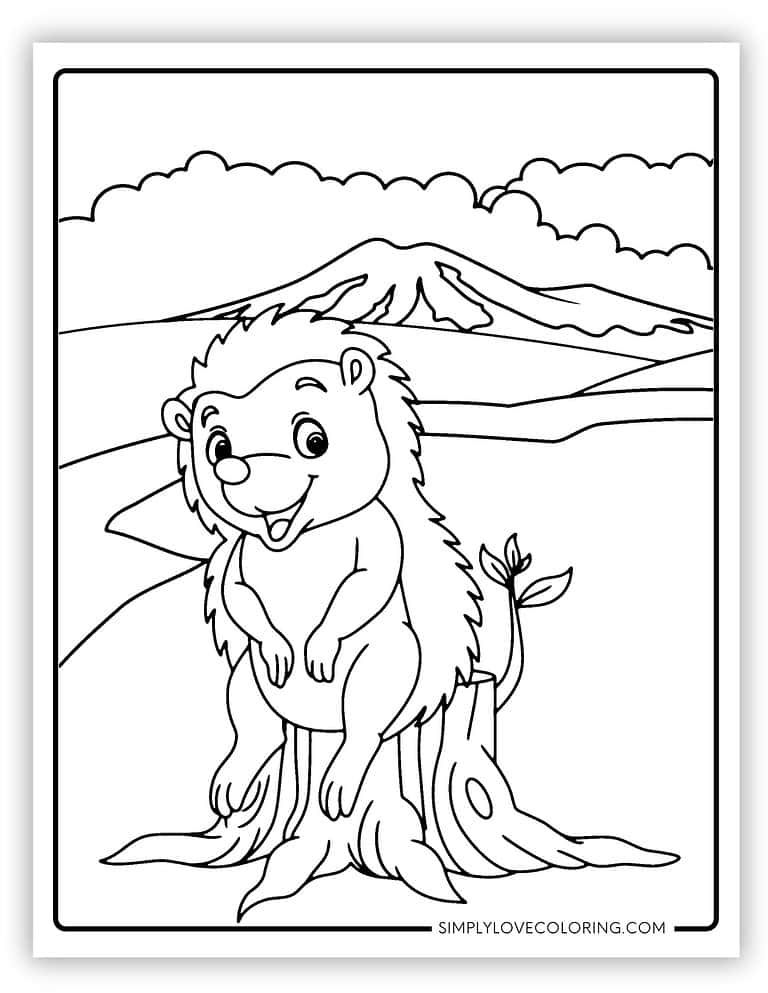 38 Porcupine Coloring Pages (Free PDF Printables) - Simply Love Coloring