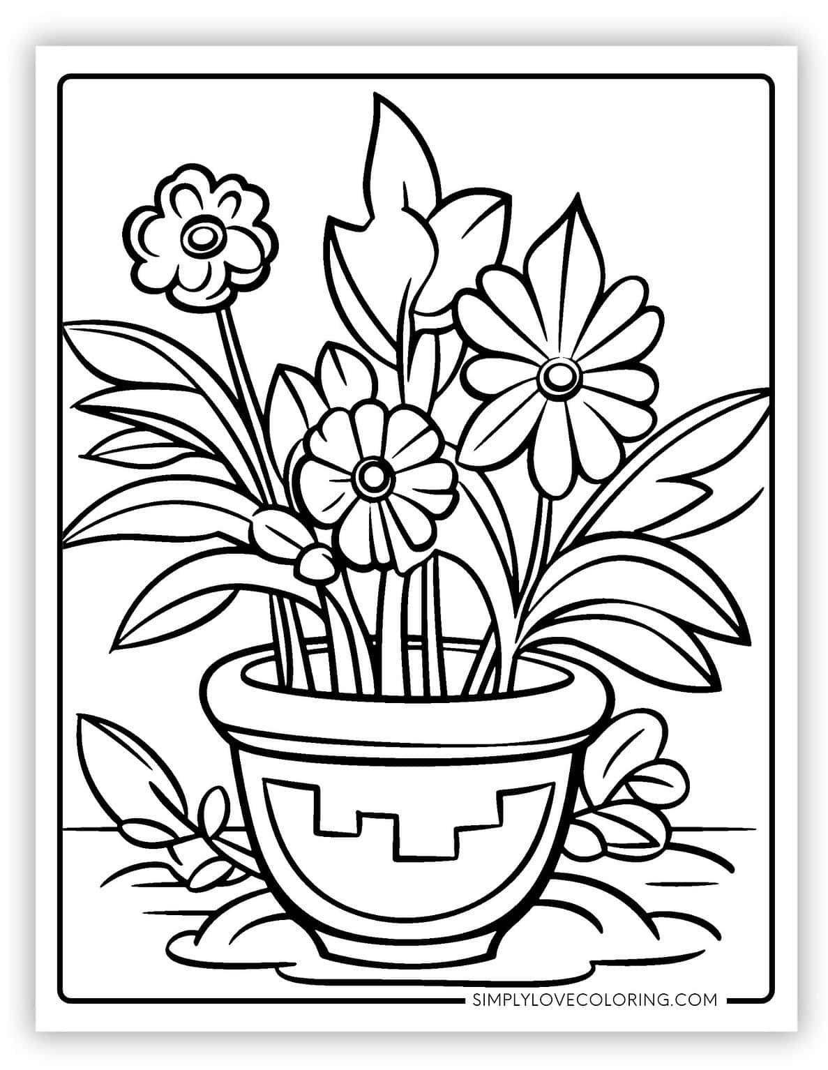 31 Pretty Plants Coloring Pages (Free PDF Printables) - Simply Love ...