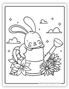 57 Cute Rabbit Coloring Pages (Free PDF Printables) - Simply Love Coloring