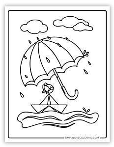 35 Rain Coloring Pages (Free PDF Printables) - Simply Love Coloring