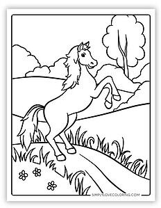 35 Horse Coloring Pages (Free PDF Printables) - Simply Love Coloring