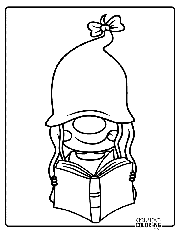 38 Gnome Coloring Pages (Free PDF Printables) - Simply Love Coloring