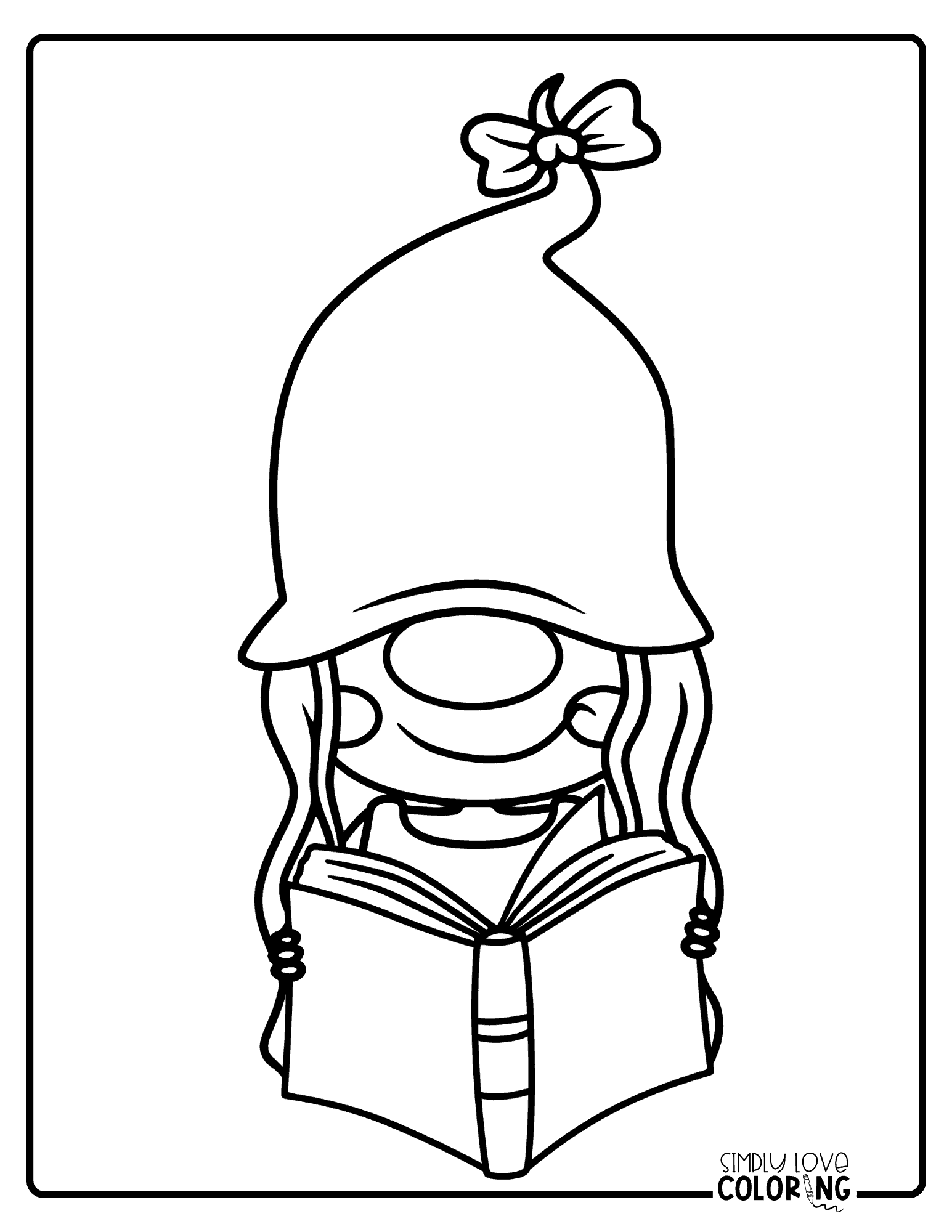 Gnome Coloring Pages - Simply Love Coloring