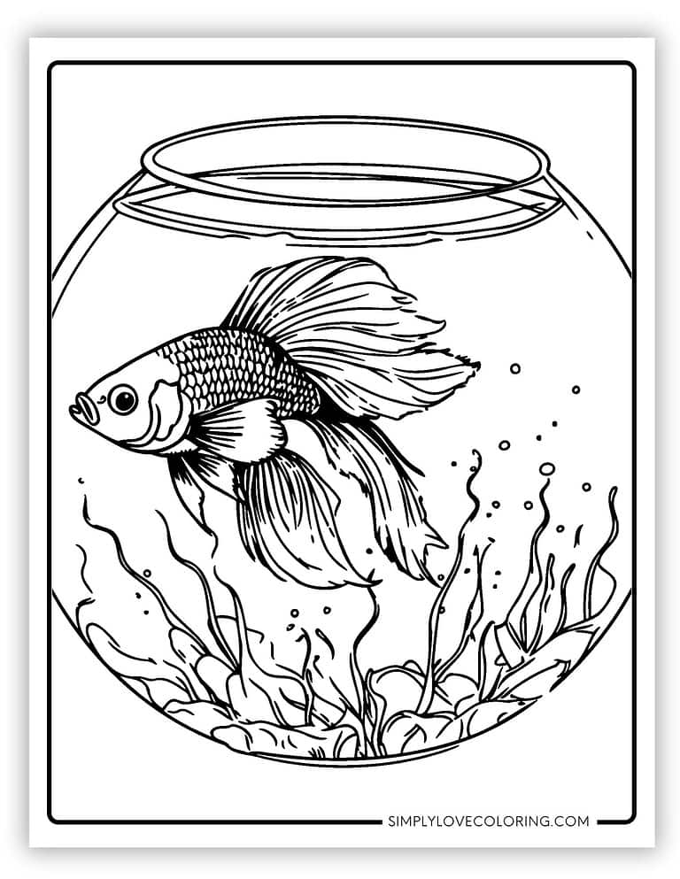 37 Goldfish Coloring Pages (Free PDF Printables) - Simply Love Coloring