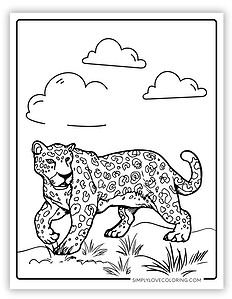 24 Leopard Coloring Pages (Free PDF Printables) - Simply Love Coloring