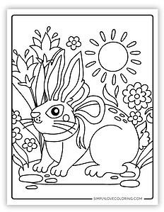 57 Cute Rabbit Coloring Pages (Free PDF Printables) - Simply Love Coloring