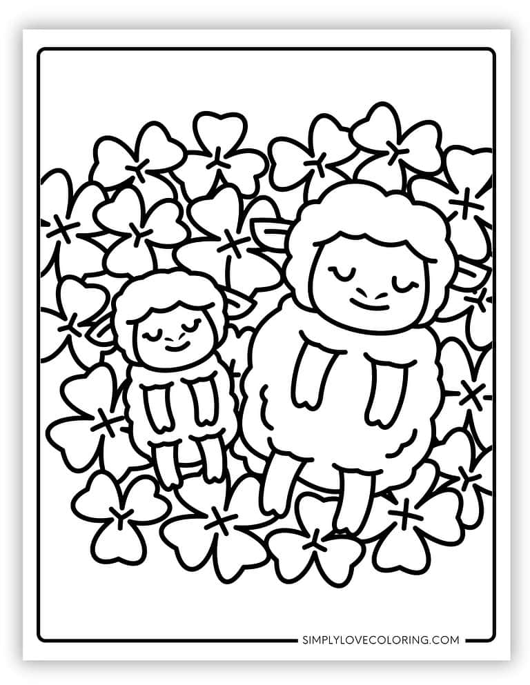 42 Lamb Coloring Pages (Free PDF Printables) - Simply Love Coloring