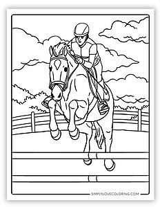 35 Horse Coloring Pages (Free PDF Printables) - Simply Love Coloring