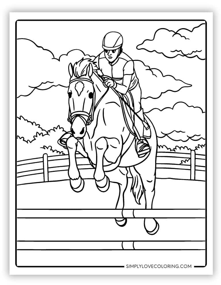 35 Horse Coloring Pages (Free PDF Printables) - Simply Love Coloring