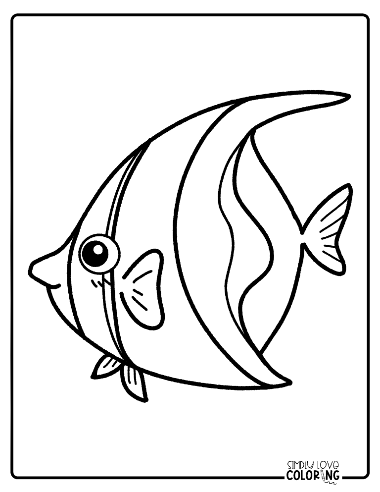 34 Interesting Fish Coloring Pages (Free PDF Printables) - Simply Love ...