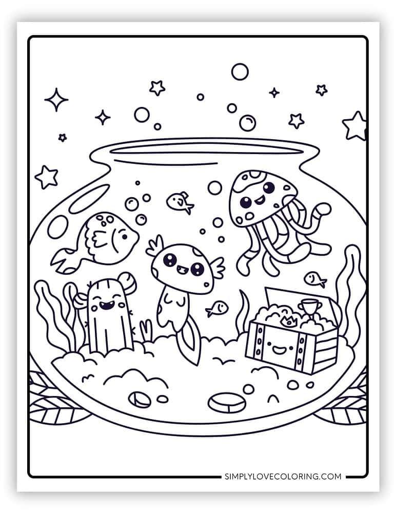 34 Interesting Fish Coloring Pages (Free PDF Printables) - Simply Love ...