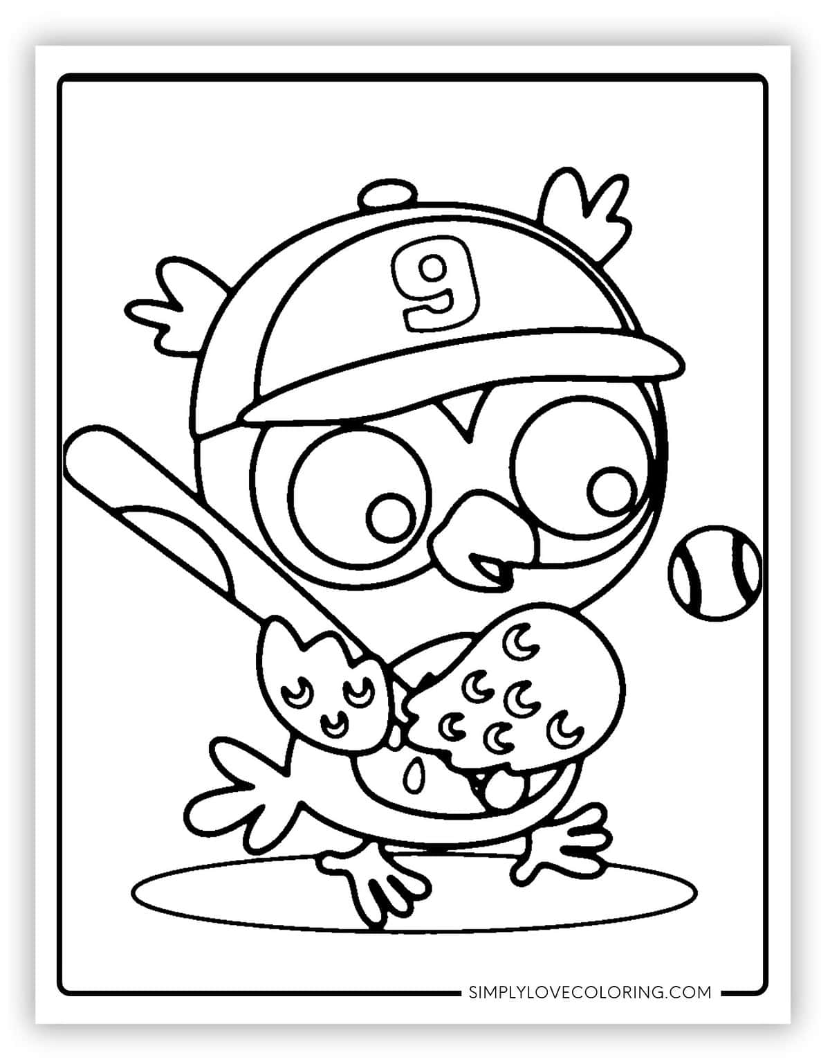 29 Baseball Coloring Pages (Free PDF Printables) - Simply Love Coloring