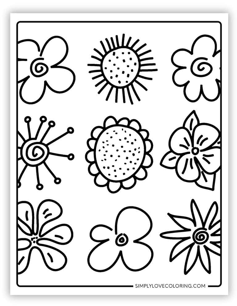 31 Pretty Plants Coloring Pages (Free PDF Printables) - Simply Love ...