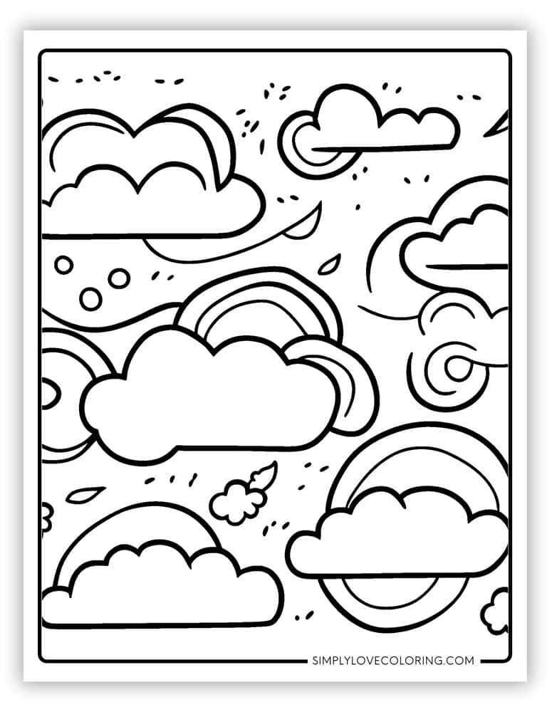 25 Weather Coloring Pages (Free PDF Printables) - Simply Love Coloring